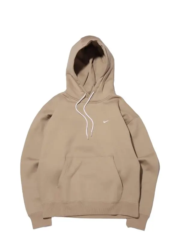Nike Nikelab Solo Swoosh Fleece Hoodie - Khaki