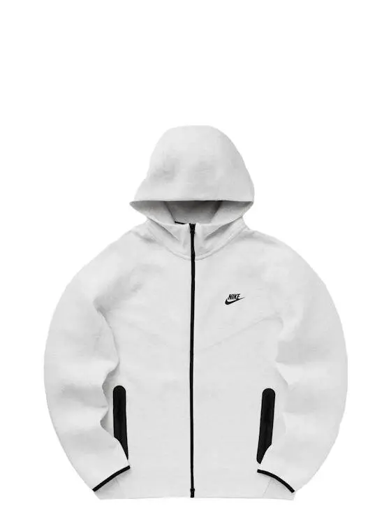 Nike Sportswear Tech Fleece Windrunner Full-zip Hoodie - Birch Heather