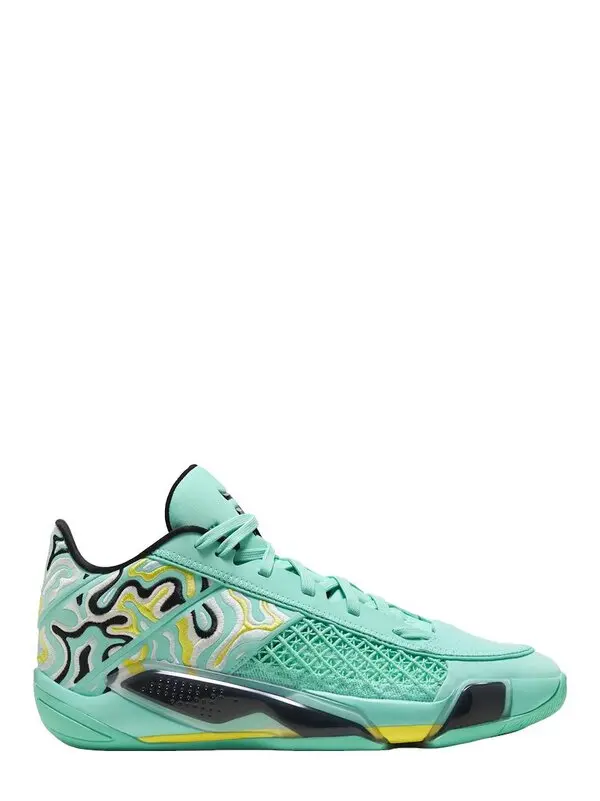 JORDAN 38 Low Guo Ailun Sneakers - Hyper Turquoise/black/canary