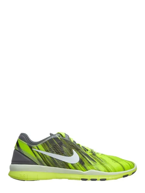 Nike Nke Free 5.0 Tr Fit 5 Prt Athletic Shoe - Cool Grey/white/volt