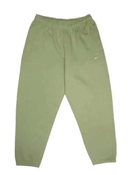Nike Nrg Solo Swoosh Fleece Pants - Oil Green/white