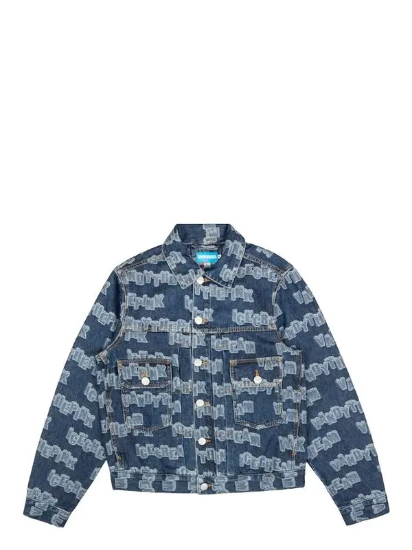 HARVEY NICHOLS X Vandy All Over Denim Jacket - Jacquard Indigo