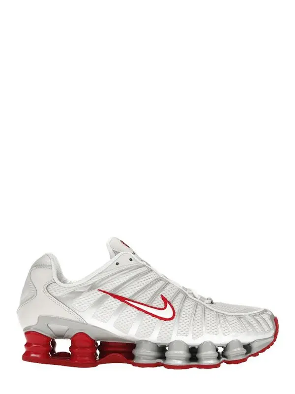 Nike Shox Tl Sneakers - Platinum Tint/white/gym Red