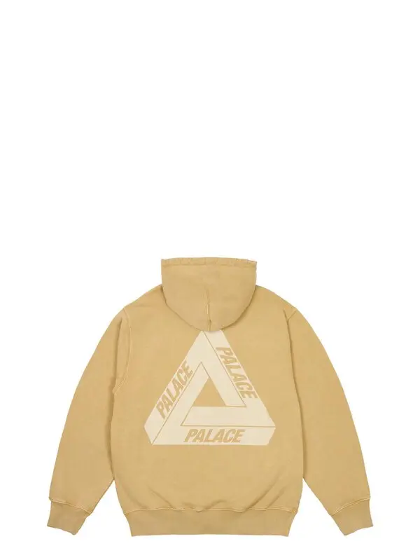 PALACE Pigment Wash Triferg Hood - Stone