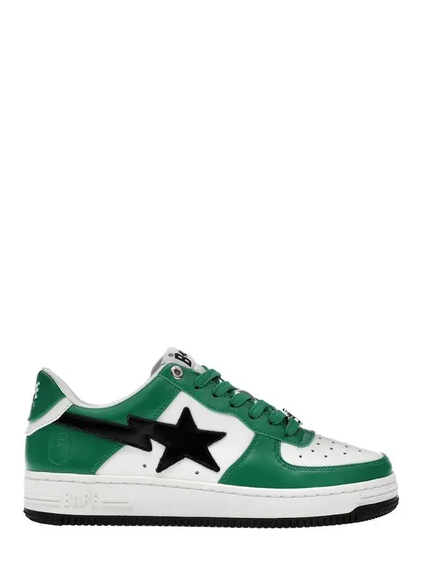A BATHING APE Sta #3 M2 Sneakers - White/green/black