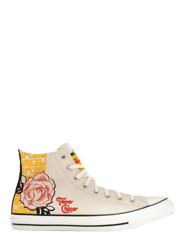 CONVERSE Chuck Taylor All Star Hi Topo Chico Marka27 Sneakers - Cream/black/red