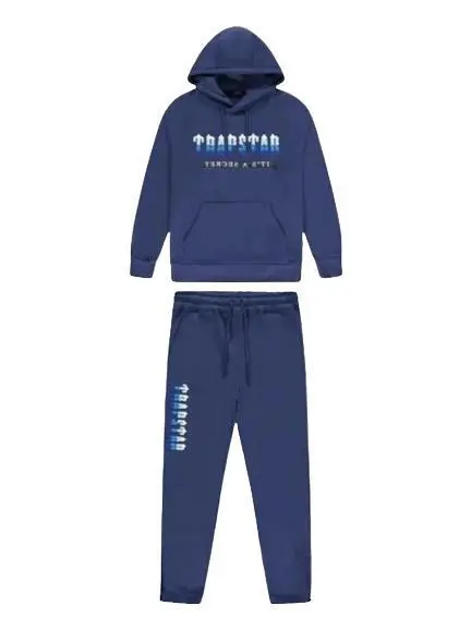 Trapstar Chenille Decoded 2.0 Hooded Tracksuit - Medieval Blue