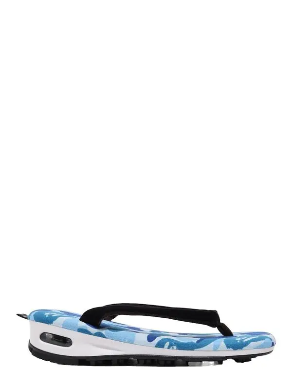 BAPE A Bathing Ape Abc Camo Unda Goyemon Sandals - Blue