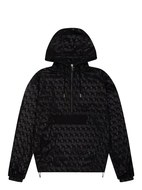 Trapstar Irongate Monogram Windbreaker - Black