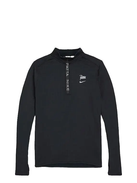 Nike X Patta Running Team 1/2 Zip Top - Black
