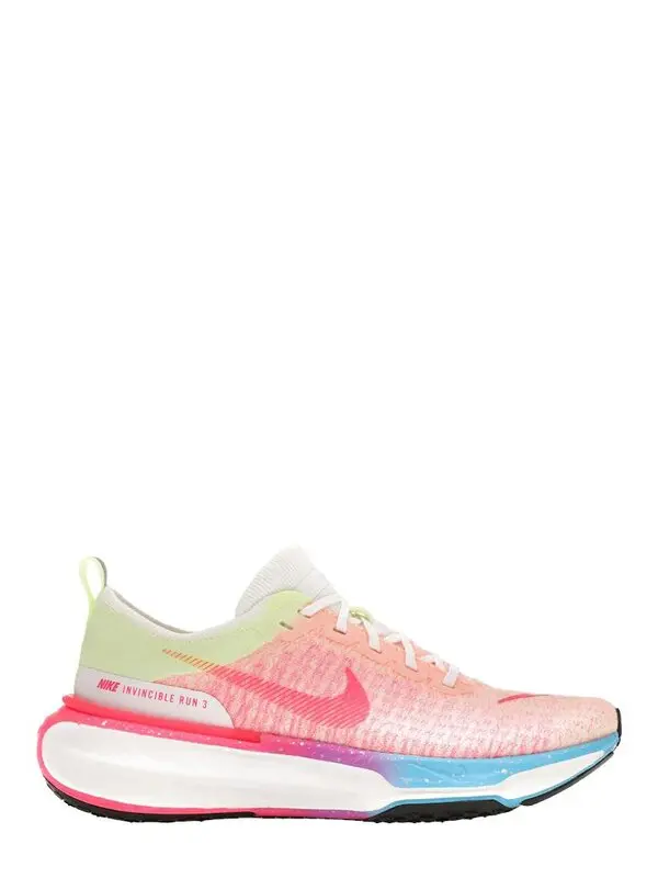 Nike Zoomx Invincible Run 3 - Barely Volt/white/pink Foam