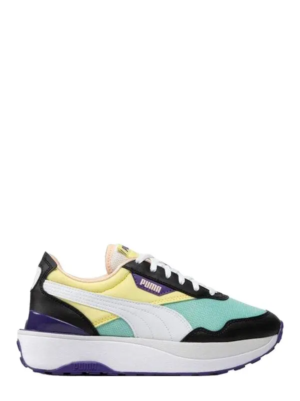 PUMA Cruise Rider Flair Sneakers - Mint Green/black/yellow