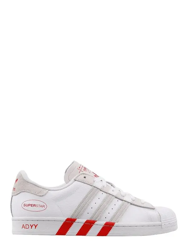 Adidas Superstar Extended 3-stripes - Cloud White/grey One/vivid Red