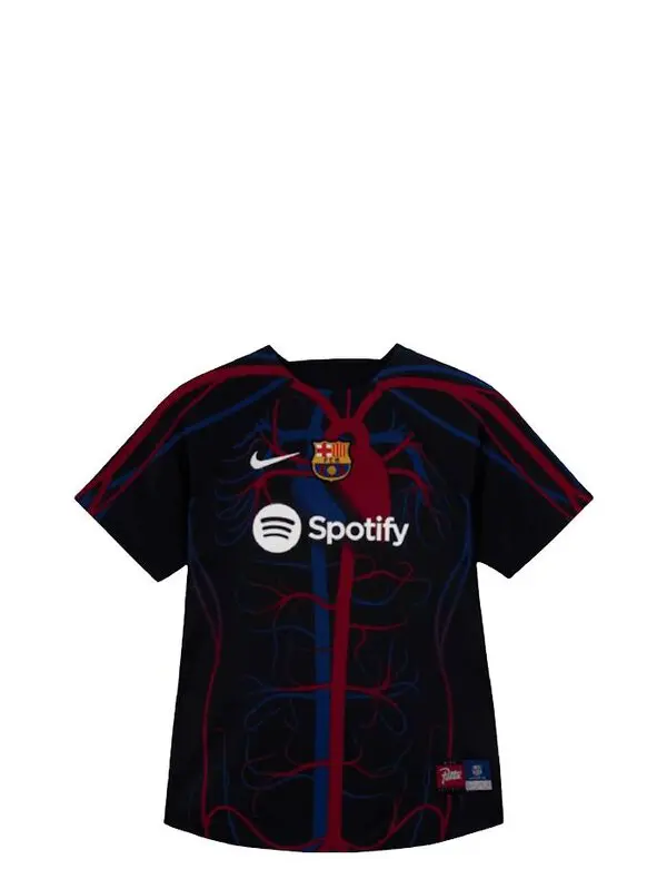 Nike Patta X Fc Barcelona Academy Drifit Soccer Jersey - Black