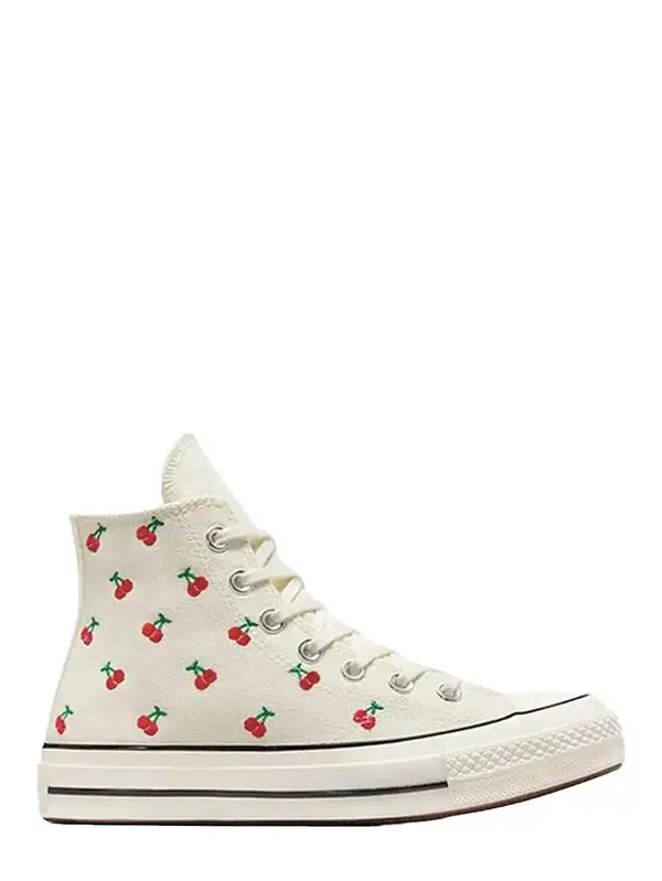 CONVERSE Chuck Taylor All Star '70 Hi Cherries Sneakers - Egret/red/green