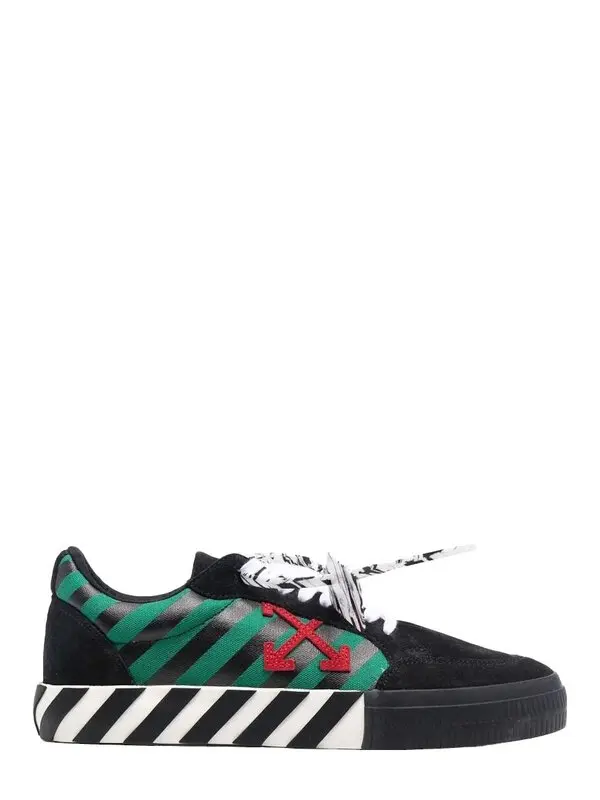 Off-White Off Vulc Low Sneakers - Green/black/white