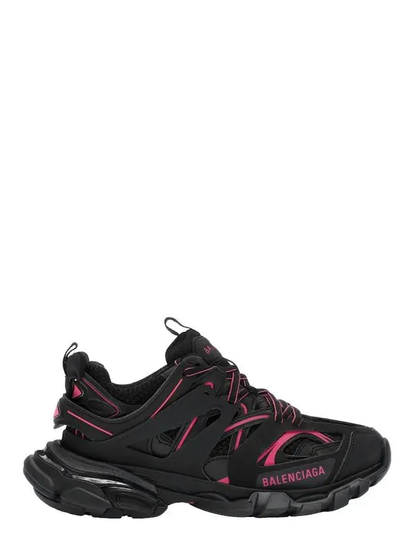 Balenciaga Track Washed Sneakers - Black/pink