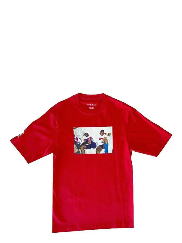 JORDAN X Trophy Room New Sheriff In Town T-shirt - Red/white