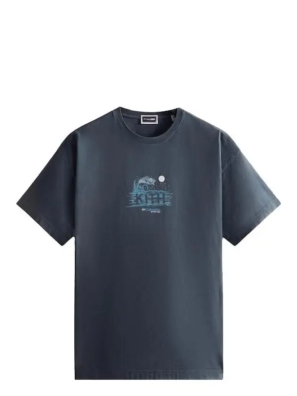 Kith X Columbia Pfg High Tide Vintage Tee Shirt - Nocturnal