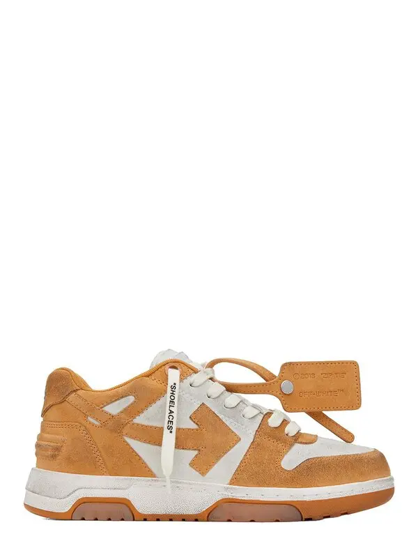 Off-White Ooo Low Top Sneakers - Orange/white