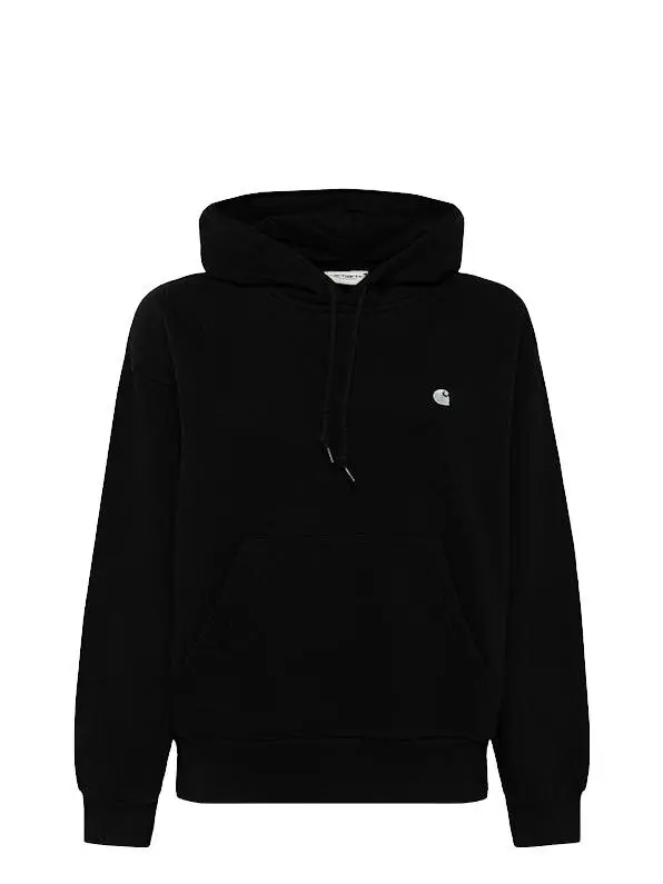 Carhartt Casey Hooded Sweatshirt - Black/silver