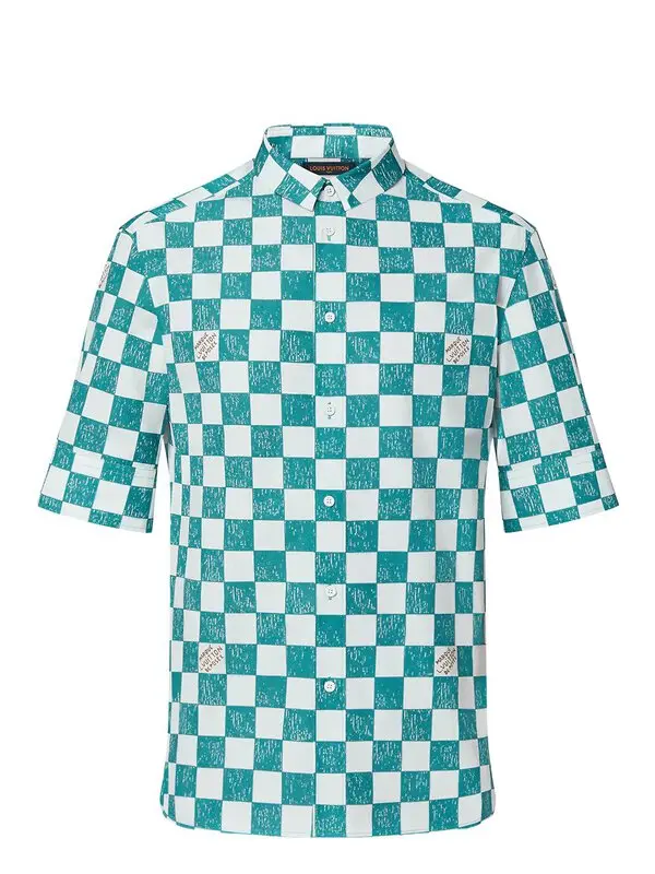 LOUIS VUITTON Shortsleeved Damier Shirt - Ocean