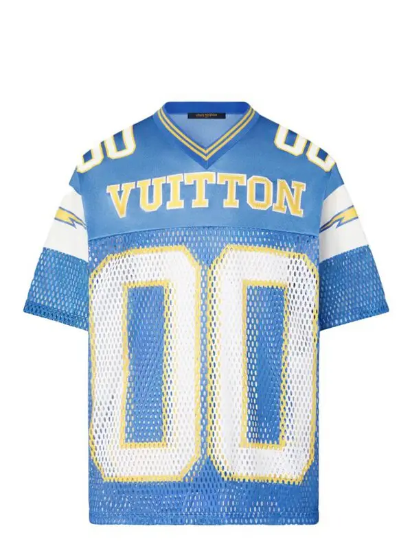LOUIS VUITTON Sporty T-shirt With Patch - Blue