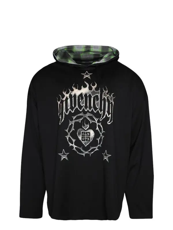 Givenchy Graphic Vintage Hoodie - Multi