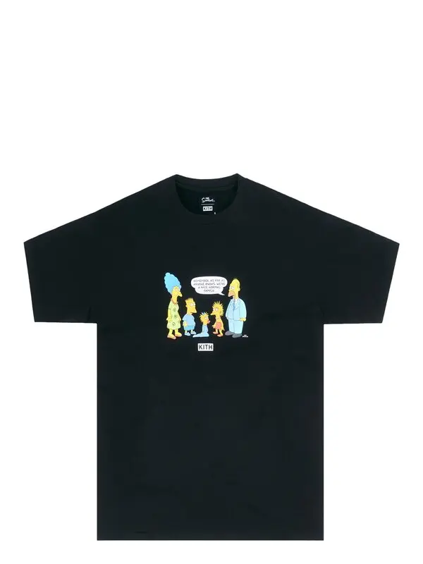Kith X The Simpsons Family Tee - Black