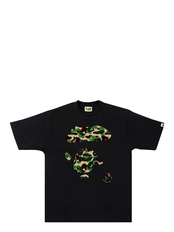 A BATHING APE Abc Ape Face Tee - Black
