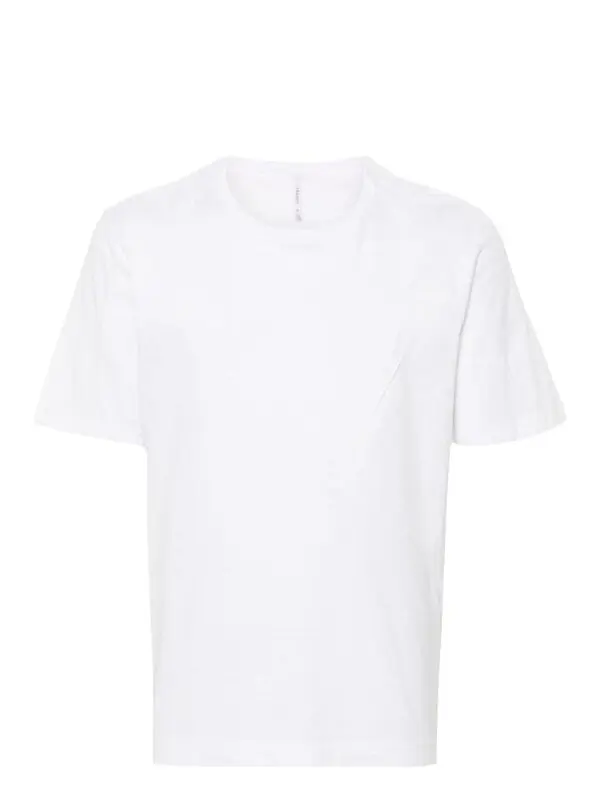 Transit Jersey-texture T-shirt - White