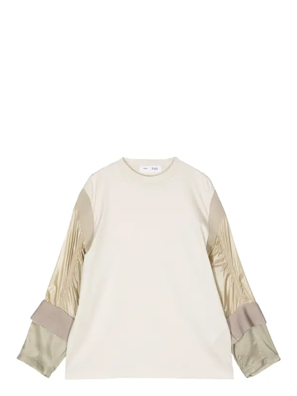 Toga Panelled Colour-block T-shirt - Neutrals