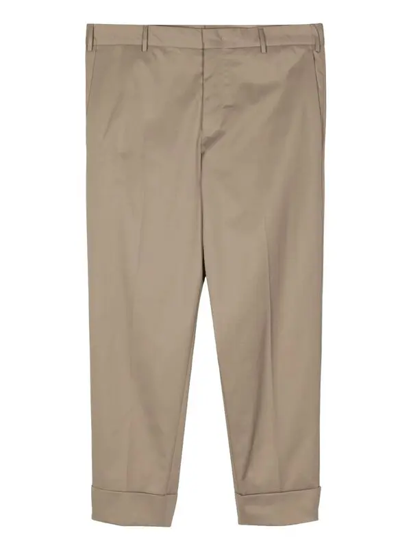 PT TORINO Edge Cotton Chino Trousers - Neutrals