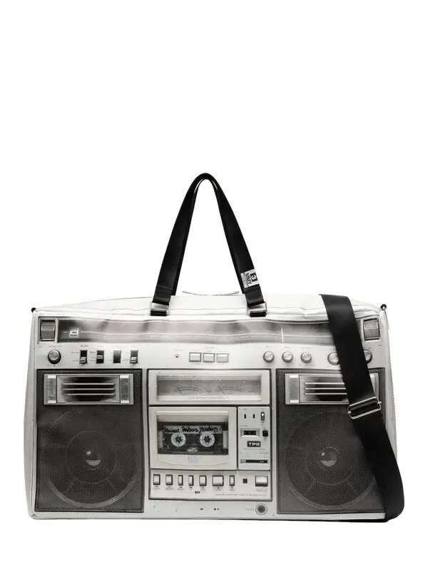 Mihara Yasuhiro Boombox-print Tote Bag - Grey