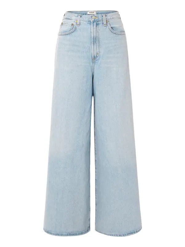 AGOLDE Nolan High-rise Wide-leg Jeans - Blue