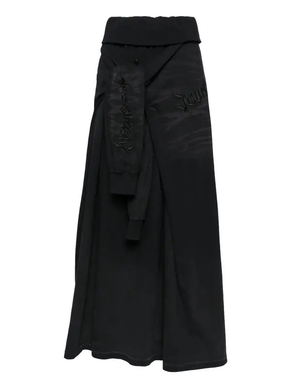JUUN.J Cotton Maxi Skirt - Black