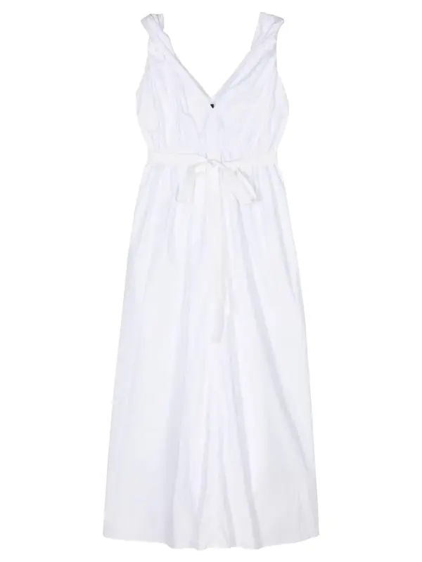Sofie D'hoore Diabolo Belted Maxi Dress - White