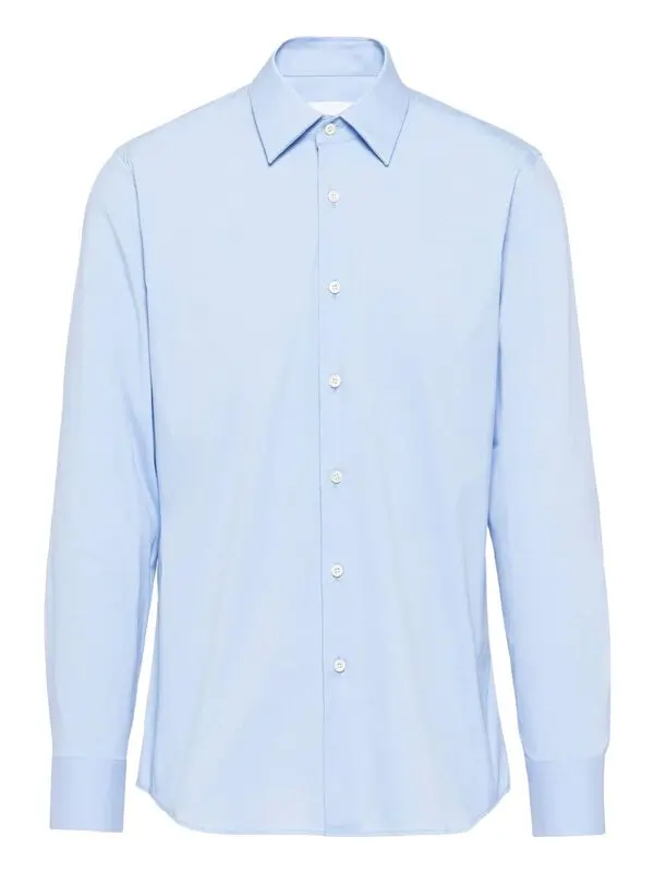 Prada Cotton Poplin Shirt - Blue