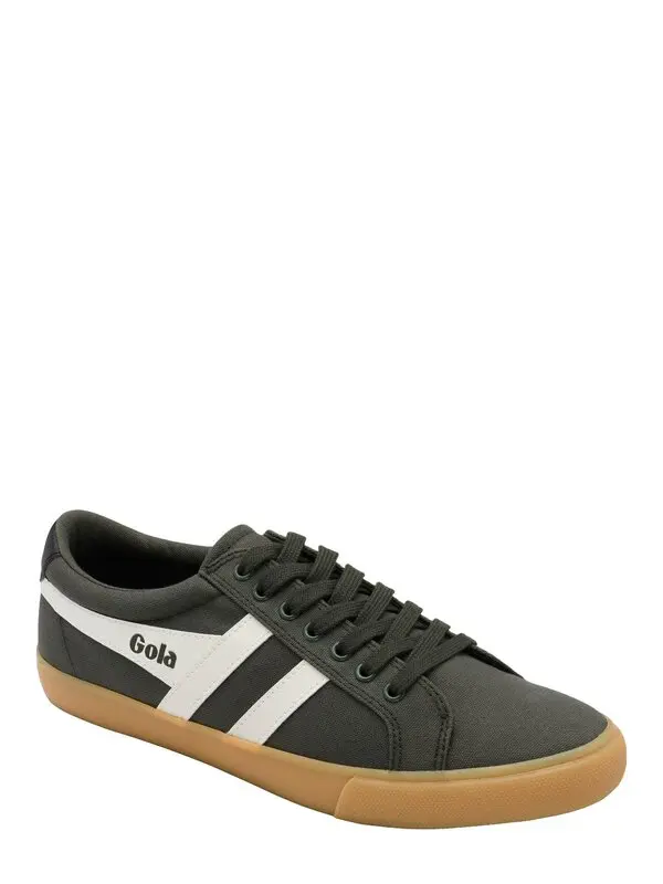 Gola Varsity Sneaker - Dark Khaki/white/black/gum
