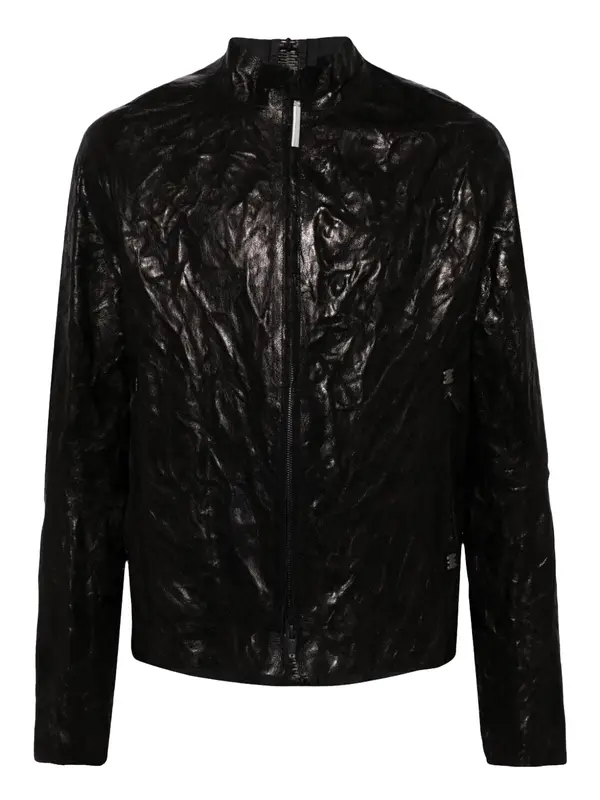 ISAAC SELLAM EXPERIENCE Crassepouille Leather Jacket - Black