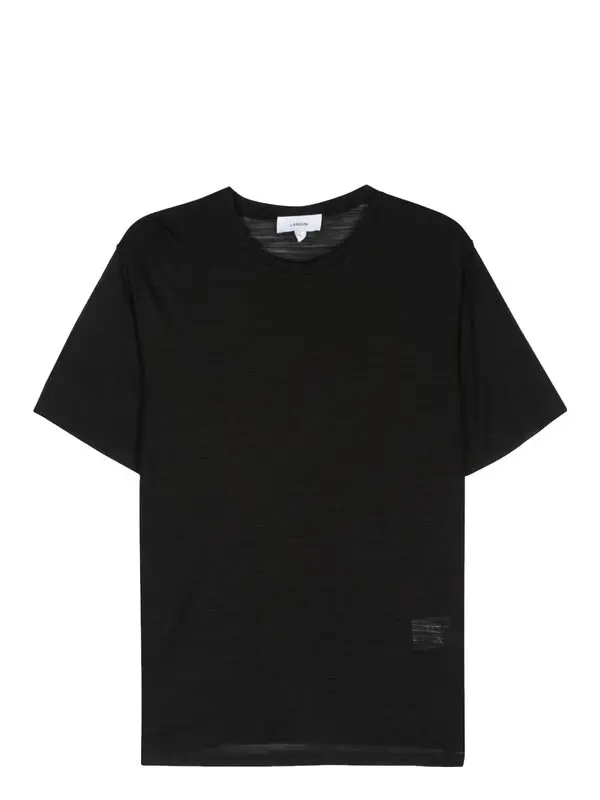 LARDINI Short-sleeve T-shirt - Black