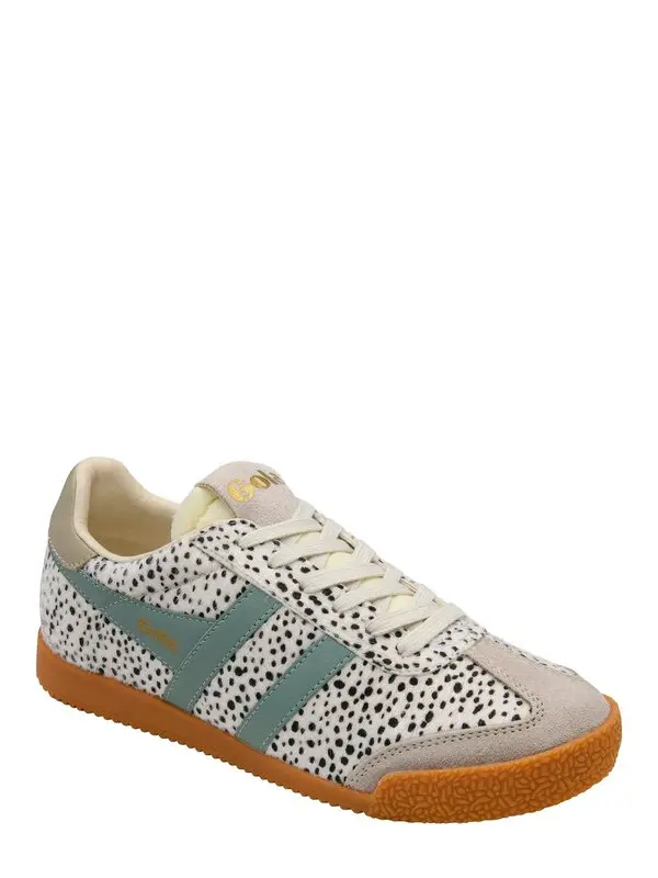 Gola Elan Suede Sneakers - Cheetah/grey/green