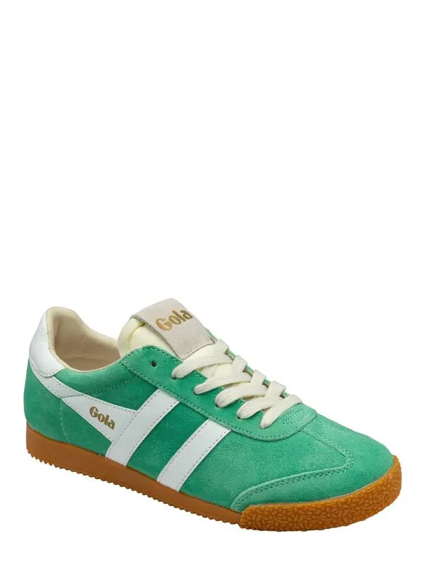 Gola Elan Suede Sneakers - Jade/white