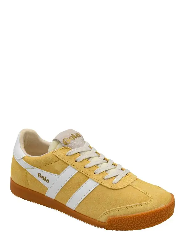 Gola Elan Suede Sneakers - Pollen/white