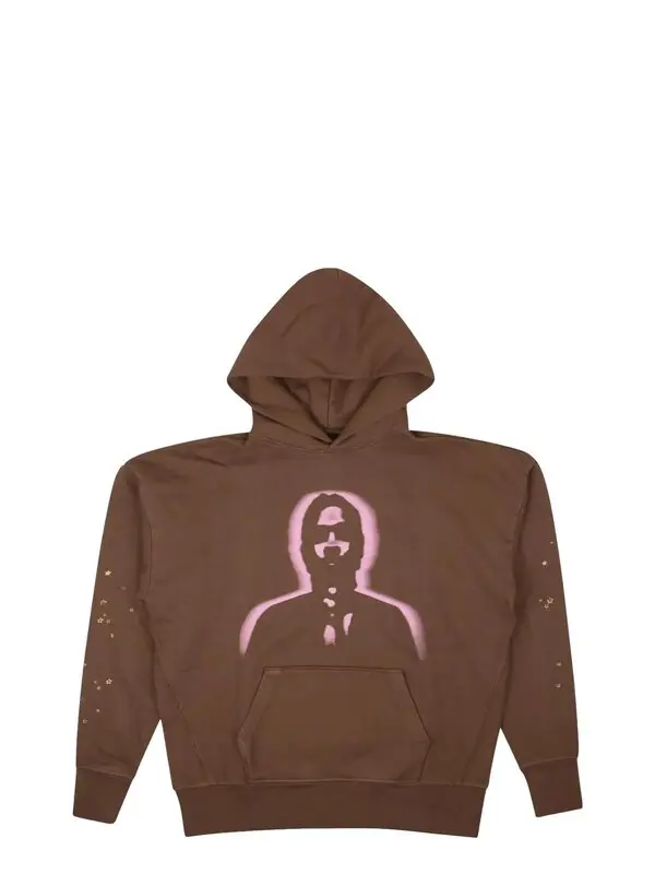 SP5DER Thug Cotton Hoodie - Brown