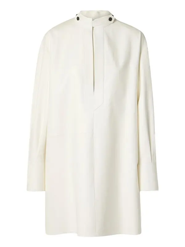 FERRAGAMO Leather Tunic - White