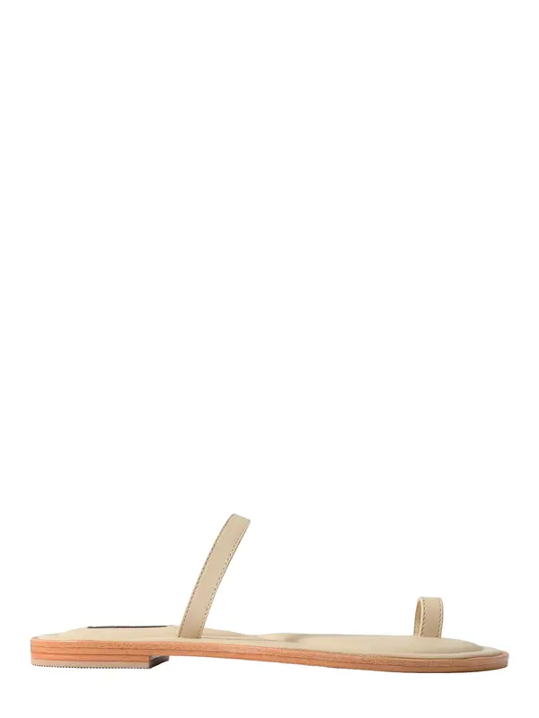 A.emery Turi Leather Sandals - Cream