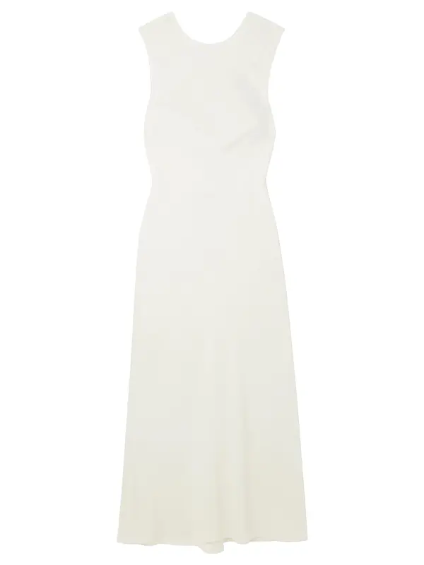 ST. AGNI Open-back Maxi Dress - White