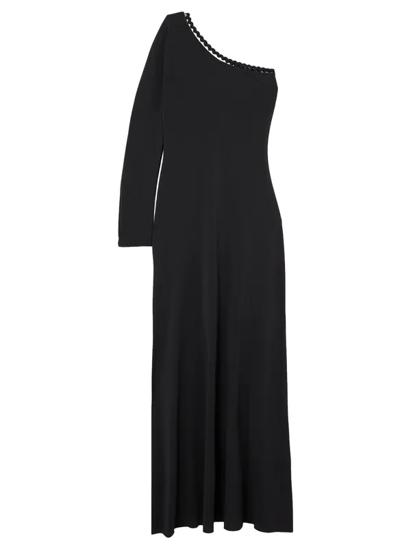 ERES Play One-sleeve Maxi Dress - Black