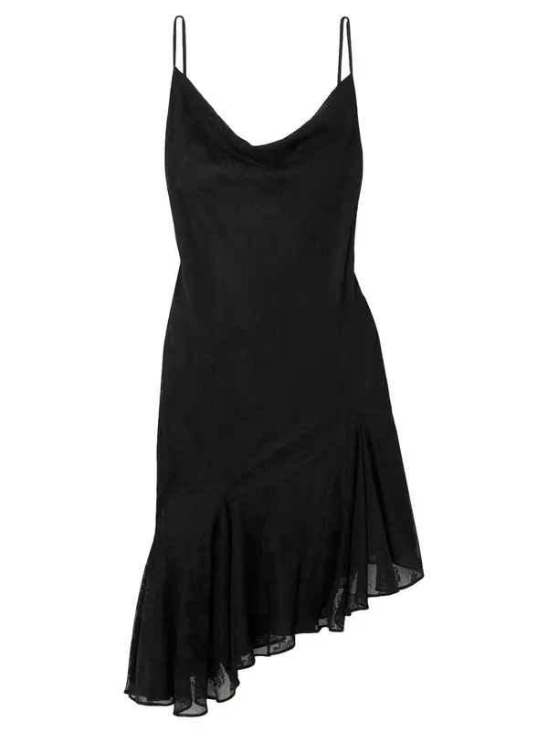 CONNER IVES Asymmetric Mini Dress - Black